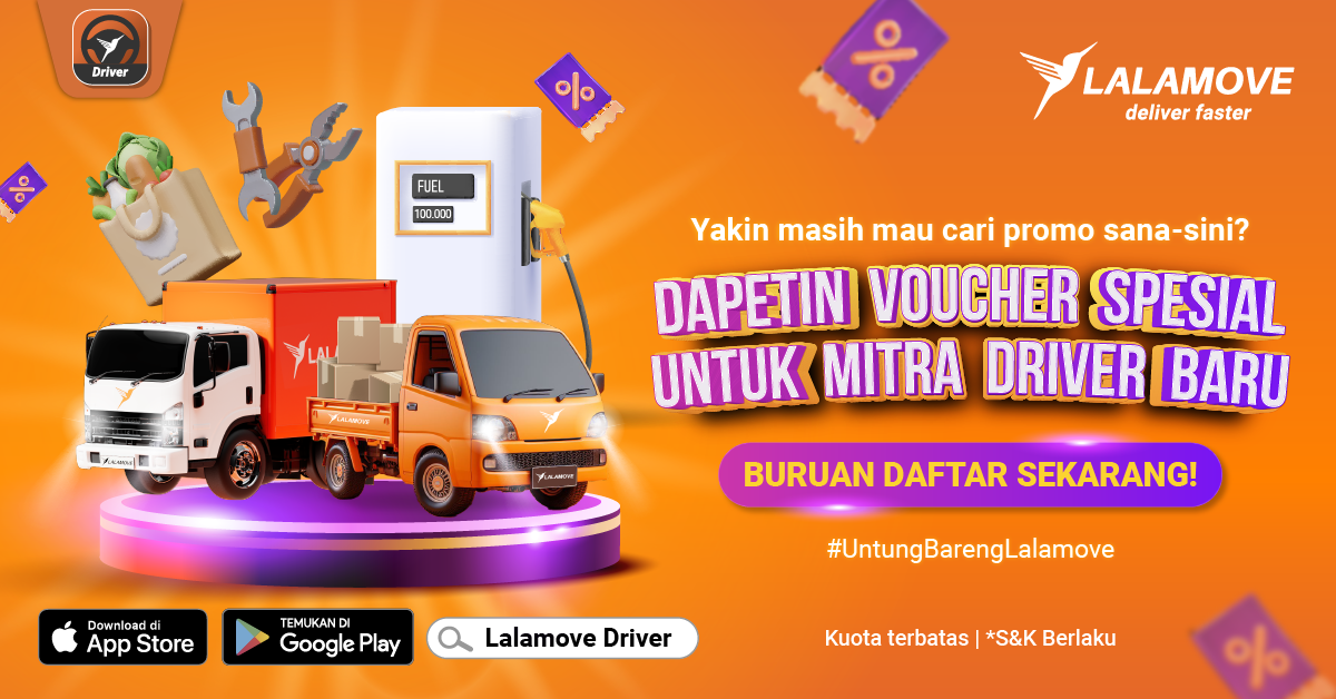 Benefit Gabung Mitra Driver Lalamove | Lalamove Indonesia